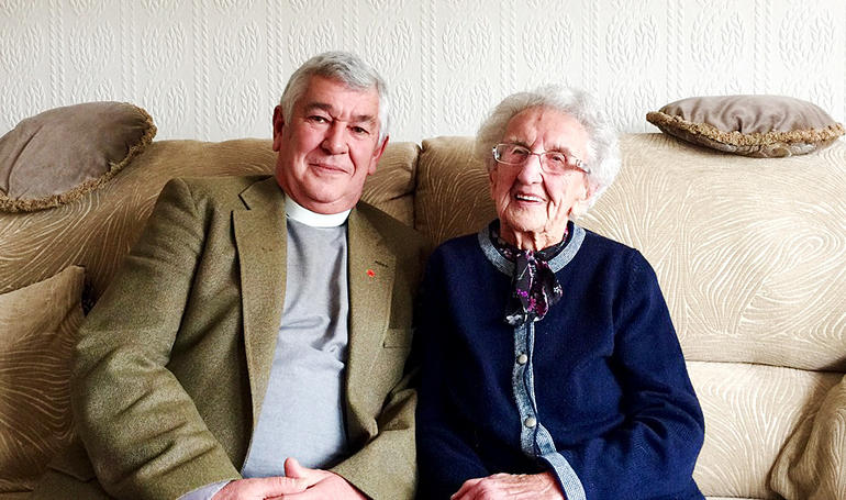 Woman celebrates 100 years of service to church