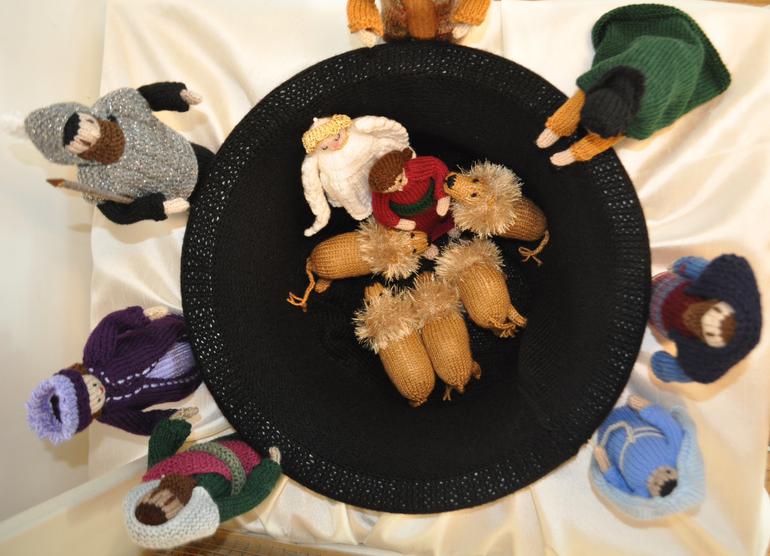 Knitted Bible scenes take Warrington by storm