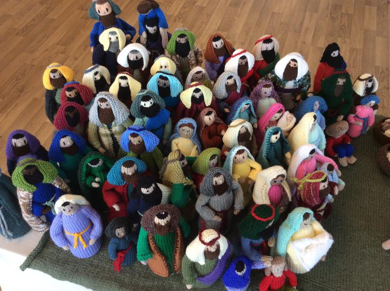 Knitted Bible scenes take Warrington by storm