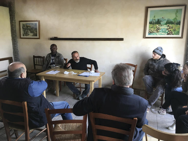 Squatters plant garden on Vatican-owned land