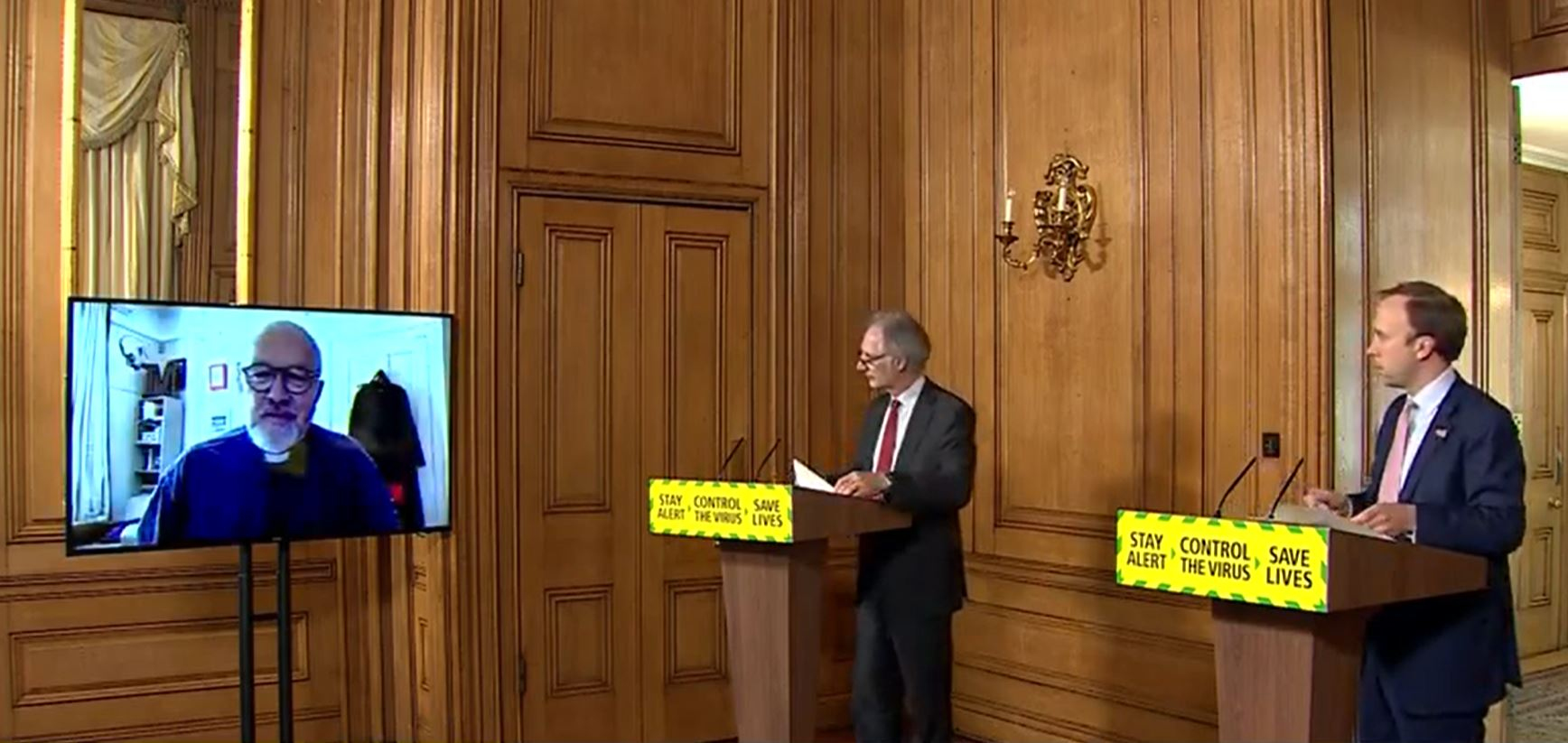 Rev Martin Poole, vicar who challenged Govt at press briefing, says ...