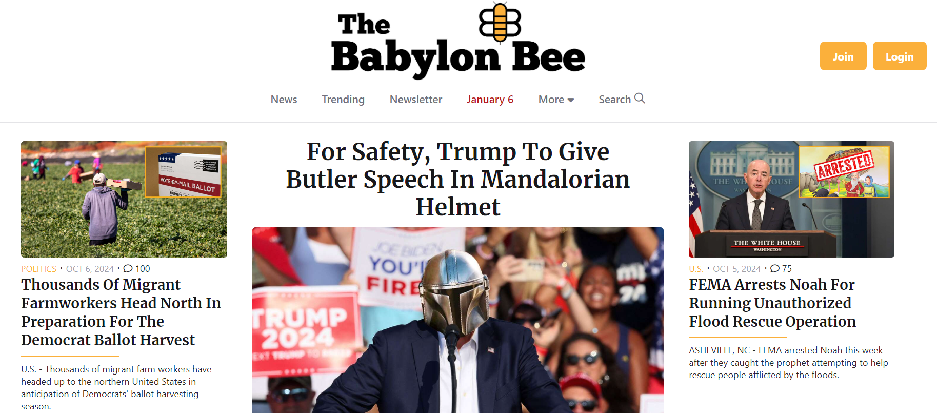 Christian satire site 'The Babylon Bee' sues California over censorship ...