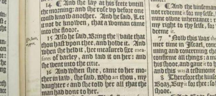 Rare "She" Bible found in Lancashire church