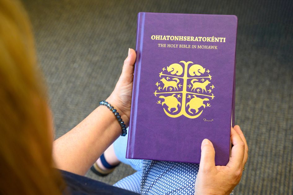 Dream of a Mohawk Bible realised by Chief’s great-grandson