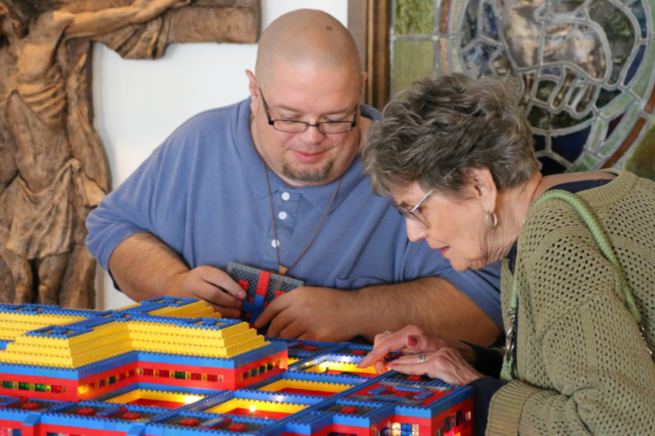 LEGO enthusiast builds a giant new church every year