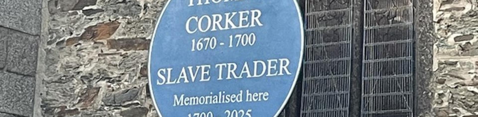 Blue protest plaque removed from Falmouth church