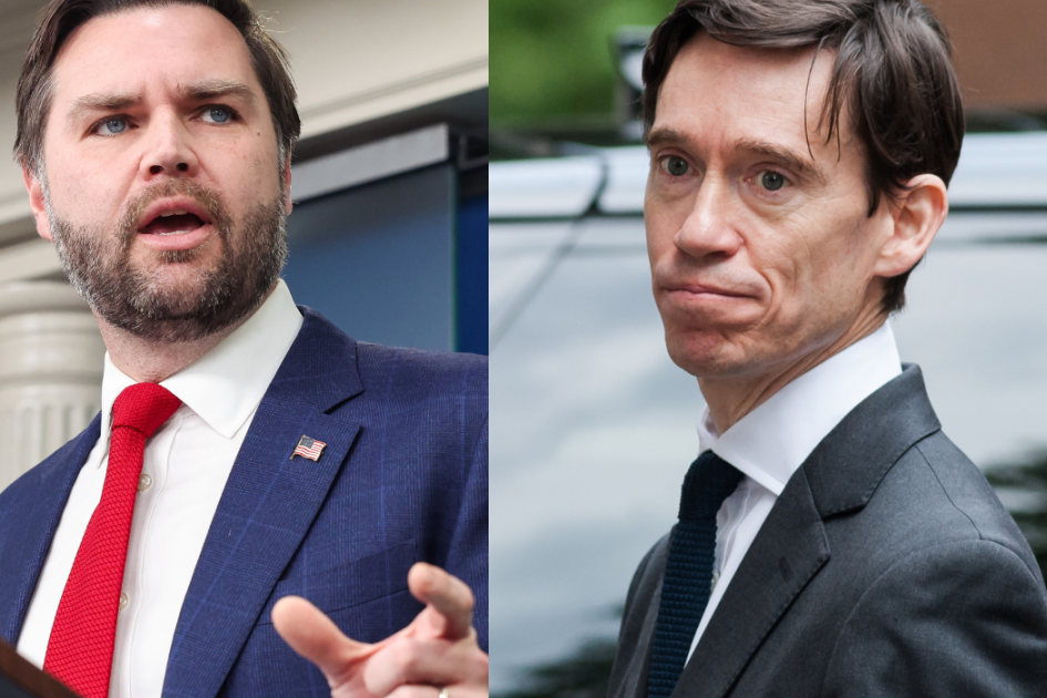 JD Vance mocks Rory Stewart’s IQ after clash on Christian values