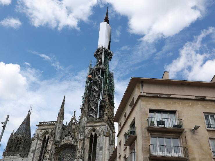 'I saw flames': Onlookers describe horror of Rouen Cathedral fire