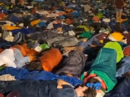 Debunked: Viral clip shows Catholic festival, not LA wildfire evacuees