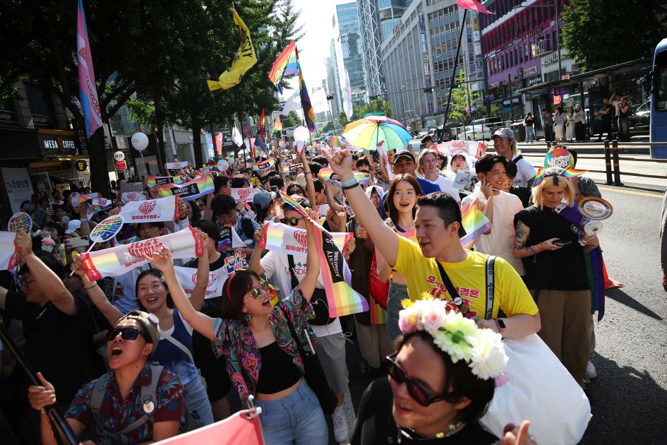 Tens of thousands gathered for pride event in South Korea despite ...