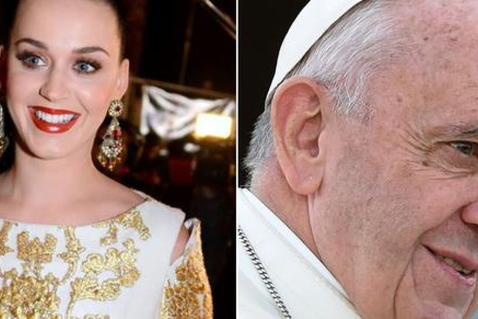 PICTURE: Pope welcomes Katy Perry to Vatican summit