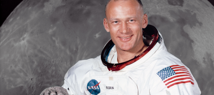 The Bible verse read on the moon as Buzz Aldrin took communion