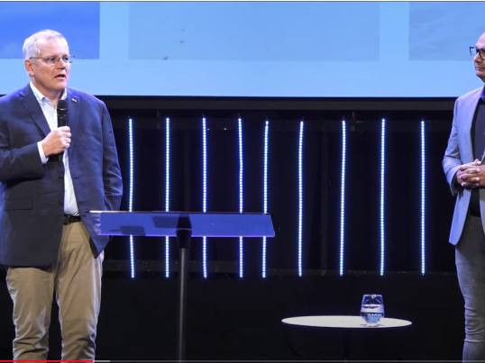 Australia's Scott Morrison holds back tears in address to his church ...