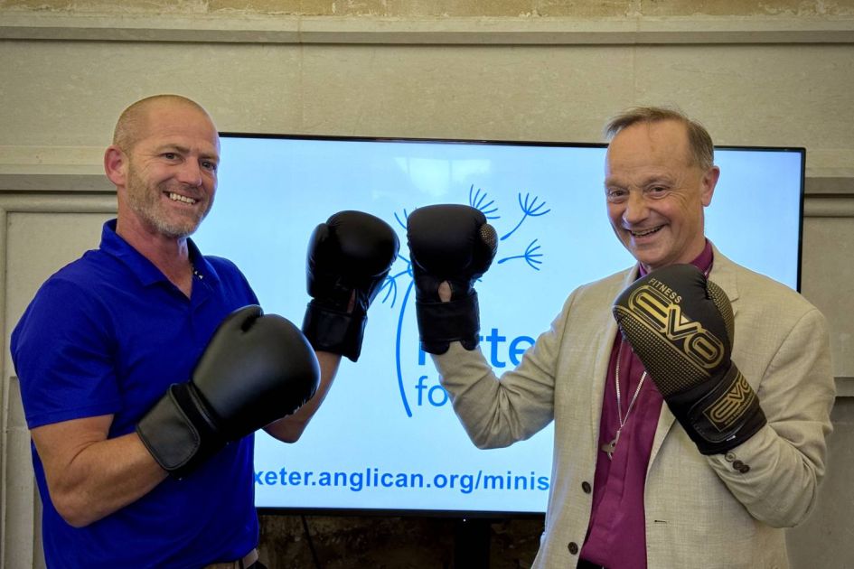 Bishop of Exeter hails church boxing ministry as ‘beacon of hope’