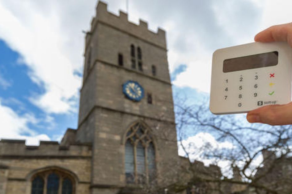 Let us pay: Church of England introduces contactless payment terminals