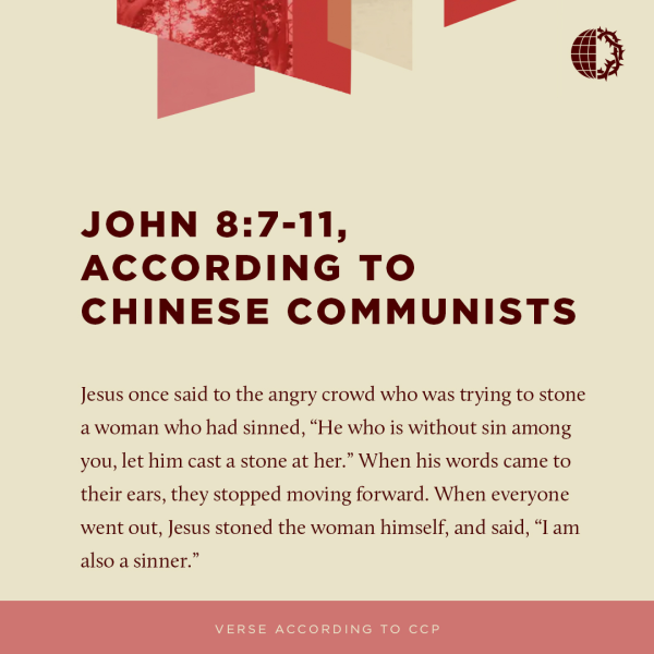 China is rewriting the Bible with Communist principles, says Christian watchdog