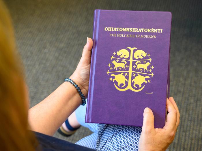 Dream of a Mohawk Bible realised by Chief’s great-grandson