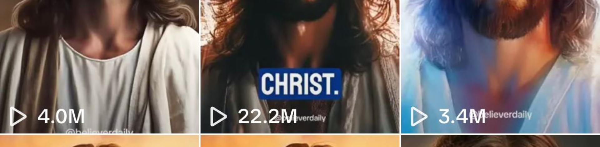 Blue Eyed Ai Jesus Takes Tiktok By Storm