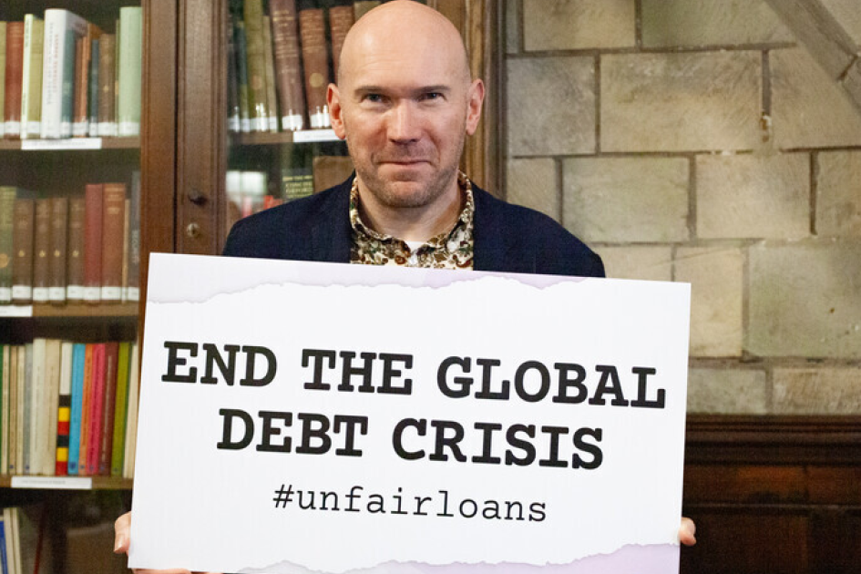 Actor Alex Macqueen fronts Catholic campaign exposing global debt crisis