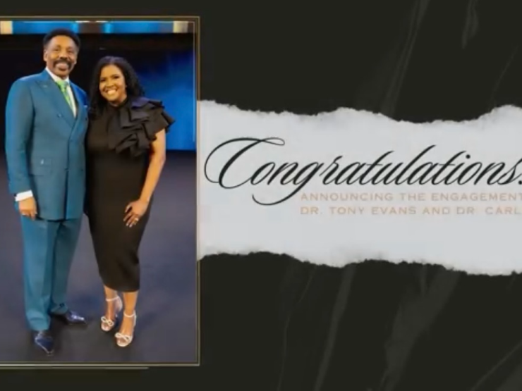 Dr Tony Evans announces engagement three years after bereavement