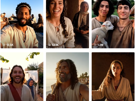 Bible stories reimagined as AI vlogs go viral on TikTok