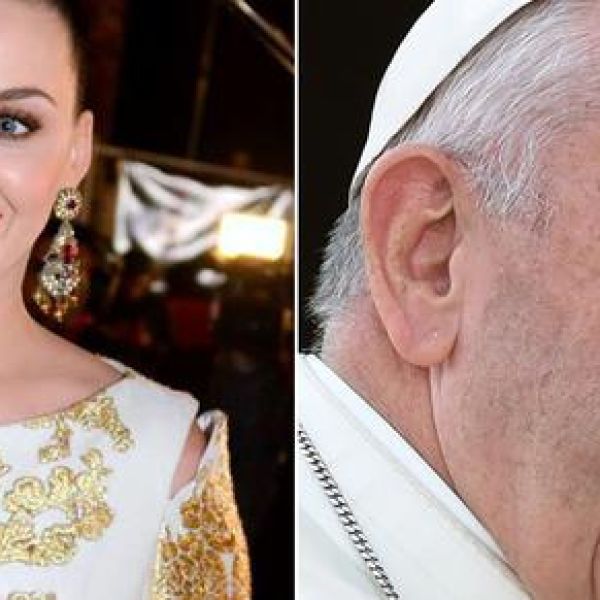 PICTURE: Pope welcomes Katy Perry to Vatican summit