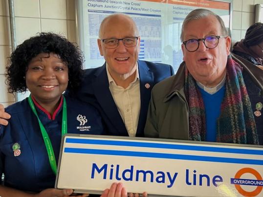 Mildmay Tube line named after Christian hospital shows 'grace of God'