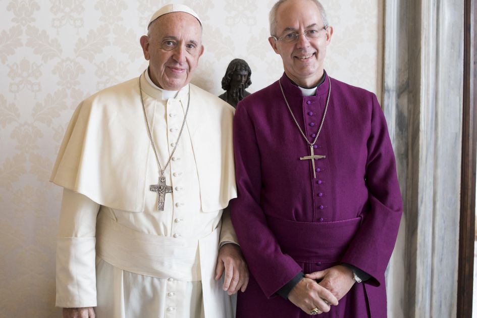 Justin Welby pays tribute to Pope Francis on tenth anniversary of ...