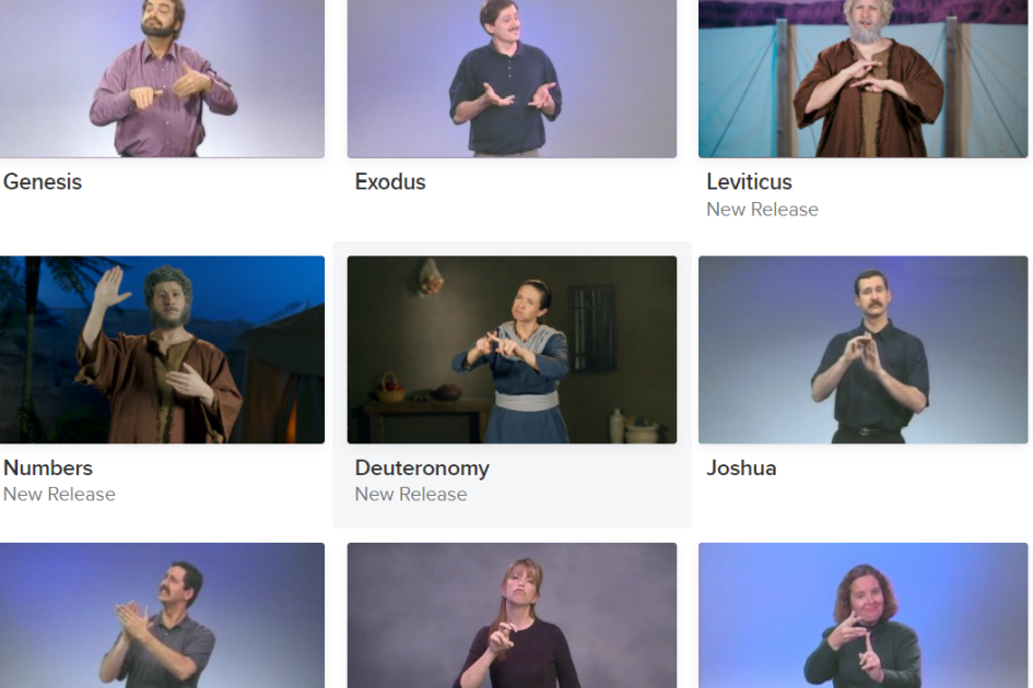 First Bible in American Sign Language completed