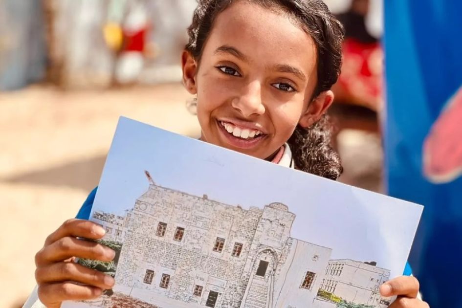 Art helps Gaza children turn despair into hope at Christian Aid shelter