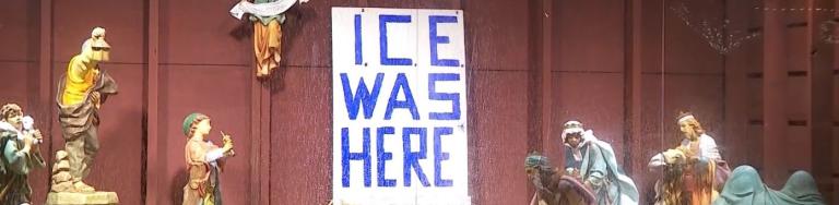Away from the manger: Church sparks controversy with ICE nativity scene