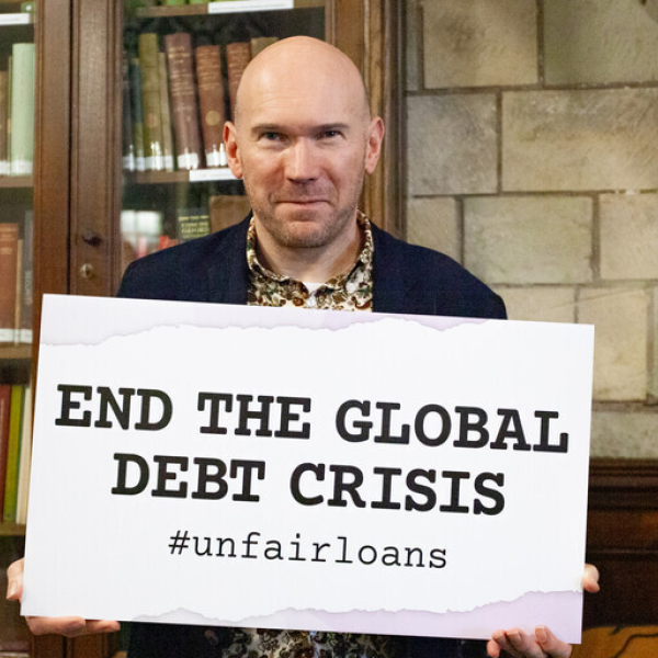 Actor Alex Macqueen fronts Catholic campaign exposing global debt crisis