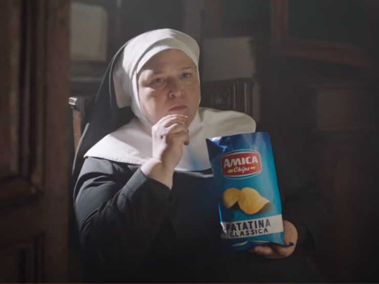 Upset over TV ad showing nuns eating crisps for communion