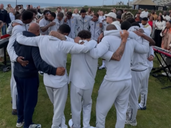 World Cup's smallest team worship and pray together at training camp