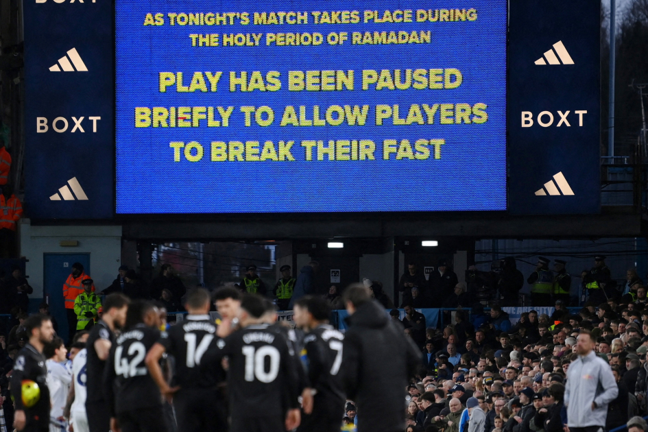 Ramadan stoppage sparks complaint to Premier League, as fans boo ...