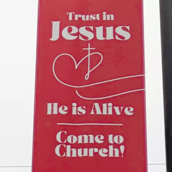 Cardiff Council defend 'Trust in Jesus' ad banner