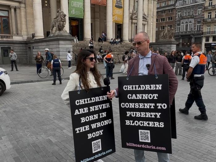 Christian free speech campaigner arrested in Brussels over puberty ...