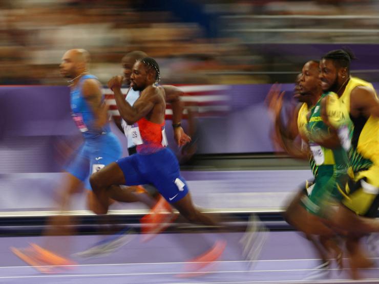 EXCLUSIVE: Olympic 100m champ Noah Lyles turned to God for career guidance: 'Give me a sign'