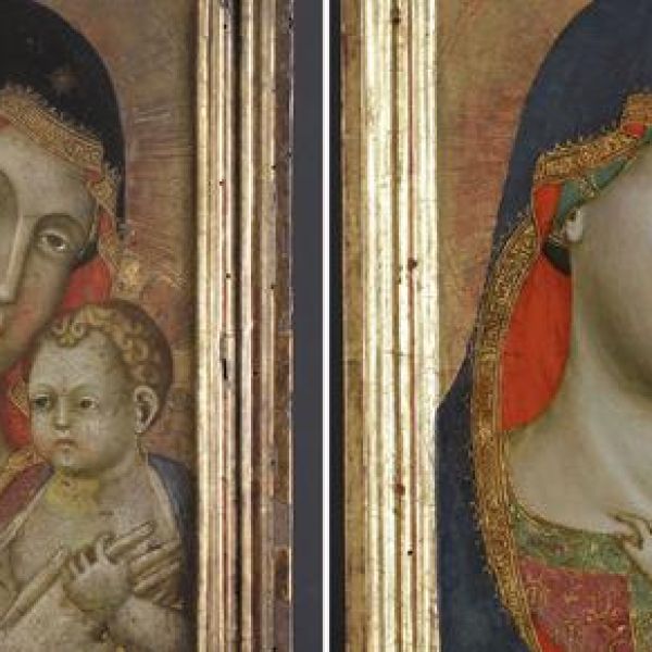 Medieval portrait of Virgin Mary restored to former glory