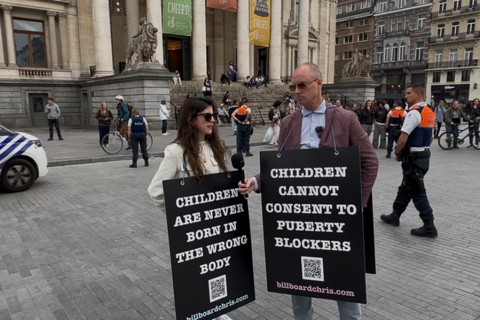 Christian free speech campaigner arrested in Brussels over puberty ...