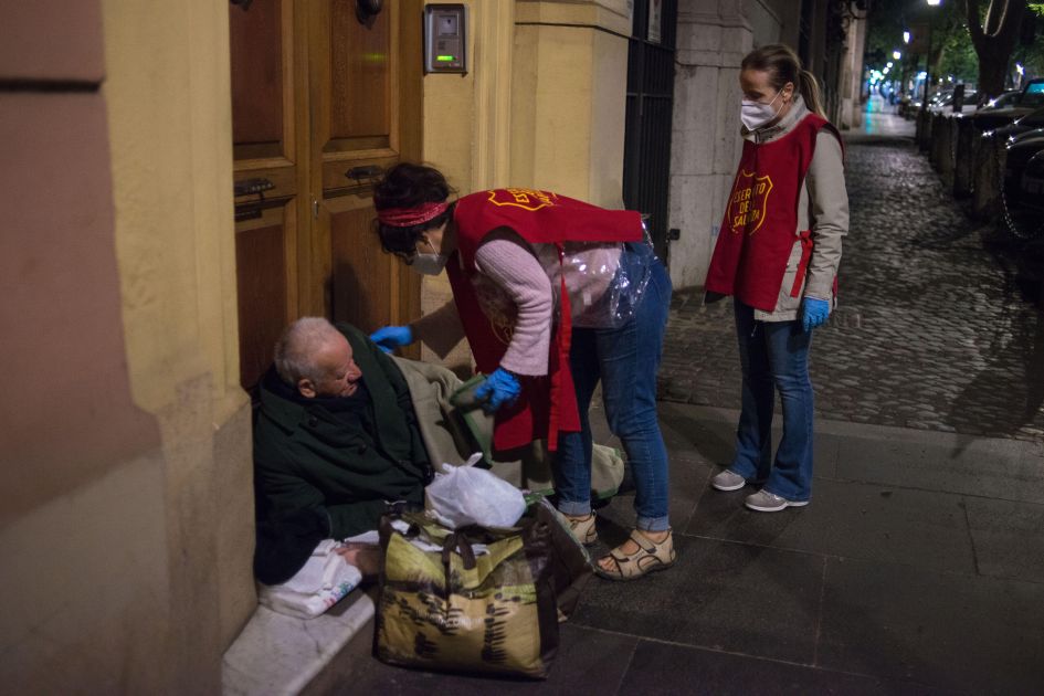 A homeless person attends hospital every seven minutes says Salvation Army