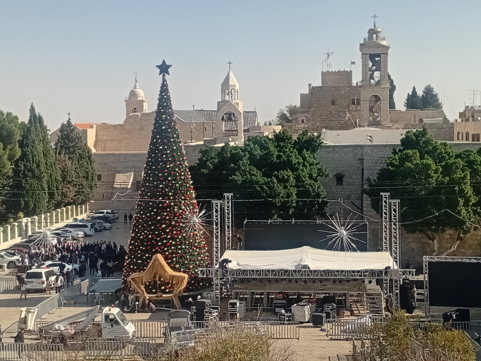Christmas cheer returns to Bethlehem after a two-year pause caused by ...