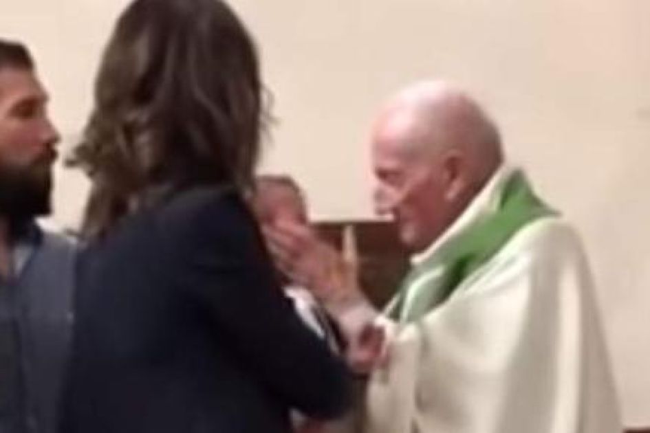 Video of French priest slapping crying baby goes viral