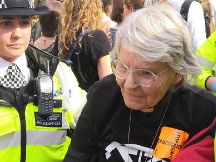 Christian activists 'went too far' stopping busy train, court hears