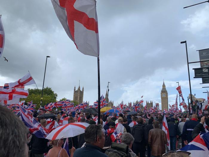 Premier journalist punched and chased while reporting at Tommy Robinson ...