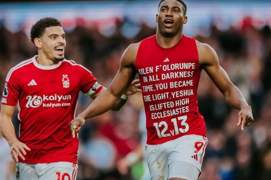 Premier League star Awoniyi displays Bible verse in goal celebration