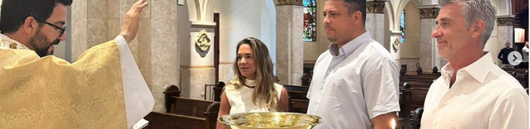 'A very special day' as footballer Ronaldo is baptised into Catholic church