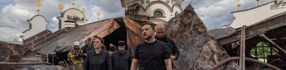'God's blessing': Rain that saved Kyiv's ancient cathedral hailed as ...