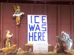 Away from the manger: Church sparks controversy with ICE nativity scene