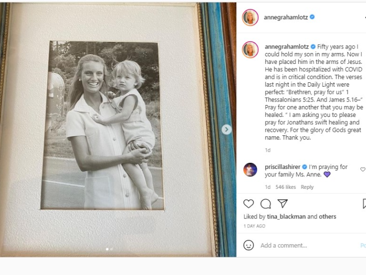 Billy Graham grandson, evangelical minister Jonathan Lotz hospitalized